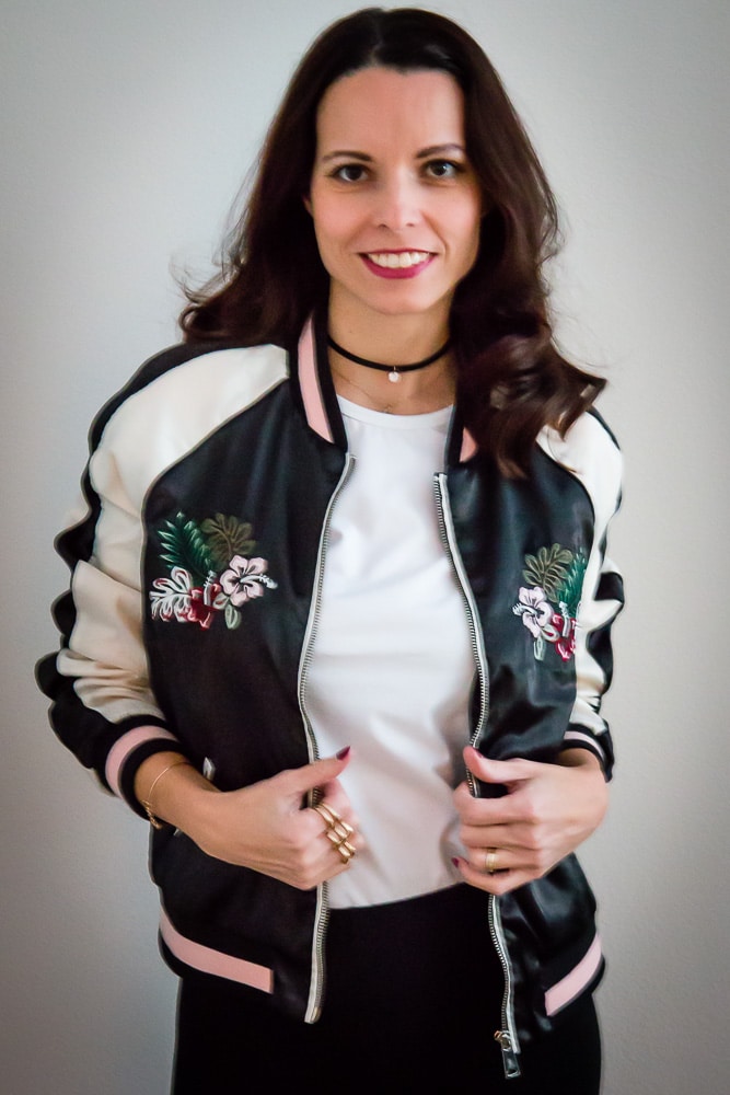 Bomber Jacket with Leggings - Tina Chic